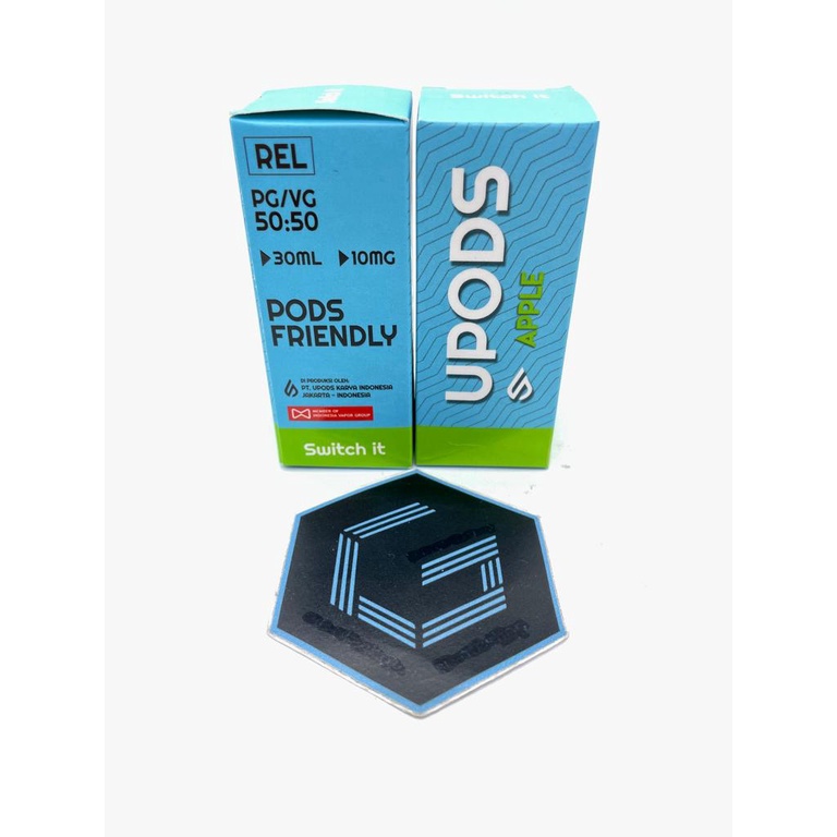 Jual SALT - Upods APPLE 30ml 10mg by Upods Pods Friendly Liquid Apel ...