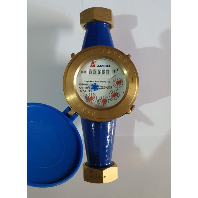 Jual Water Meter 1 Inch Amico - Meteran Air - Flow Meter | Shopee Indonesia