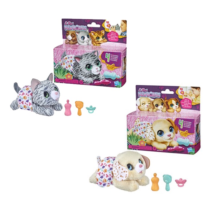 Jual FurReal Newborns Interactive Animatronic Dog and Cat Plush Toy | Shopee Indonesia