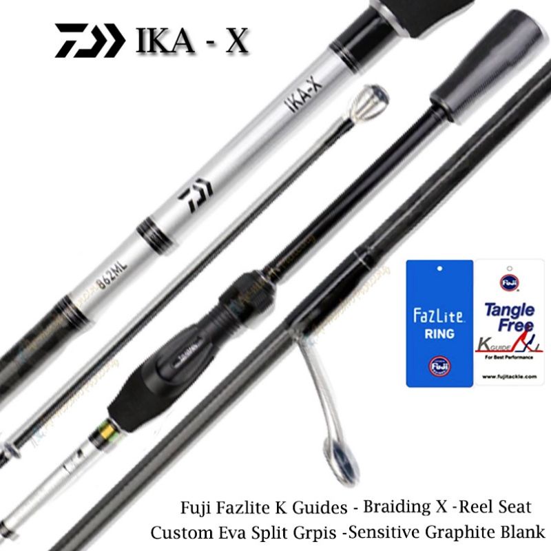 Jual Joran Daiwa Ika-X 862 ML | Ring full Fuji | Casting cumi ...