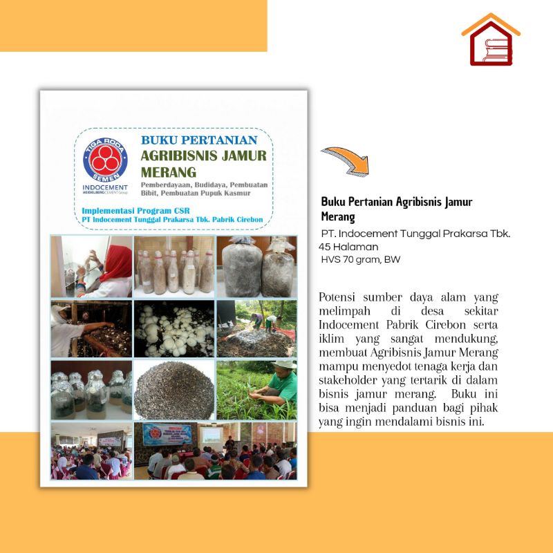 Jual Buku Pertanian Agribisnis Jamur Merang ORI Buku Budidaya Jamur ...