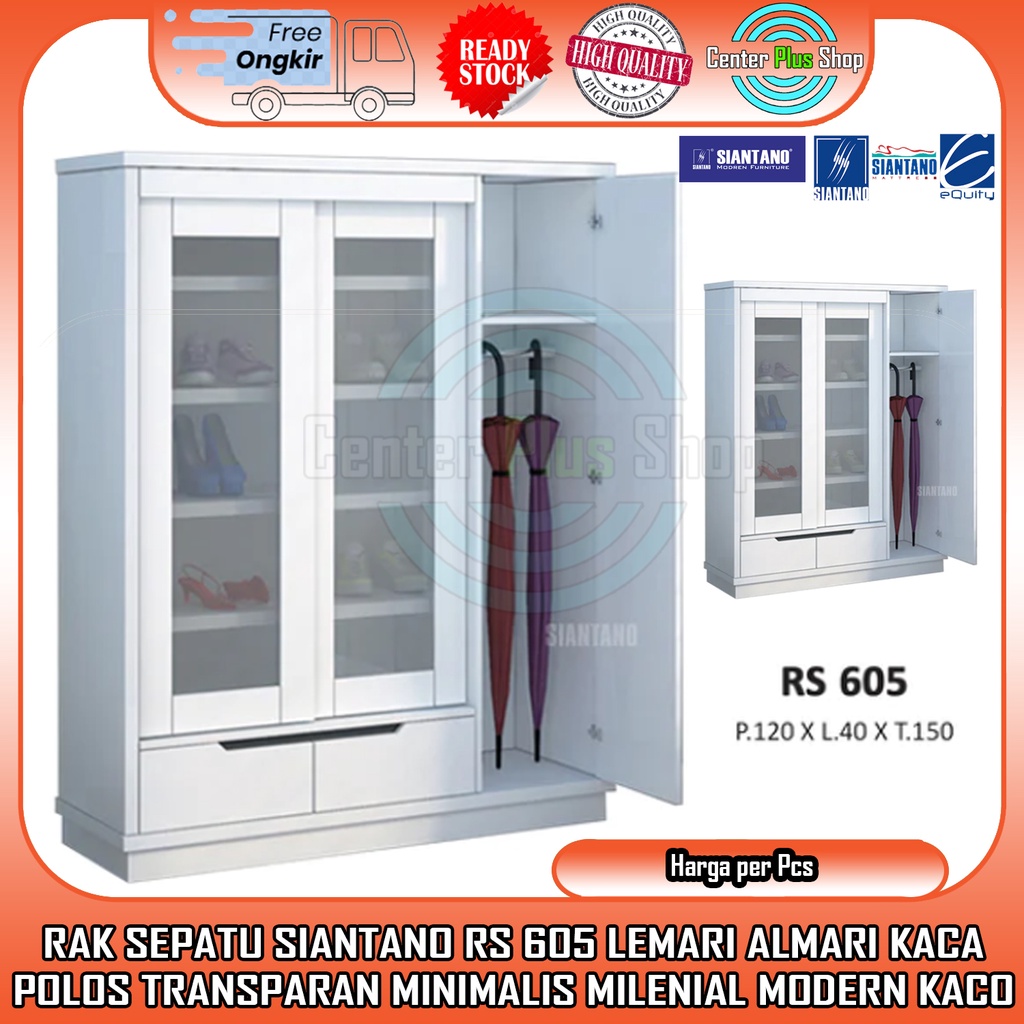 Jual [INSTANT] RAK LEMARI SEPATU SIANTANO RS 605 ALMARI SANDAL JEPIT ...