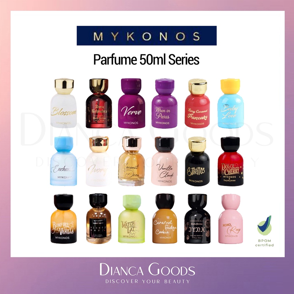 Jual MYKONOS - Parfume Series 50ml | Vanilla Cloud / Coconut Dream ...