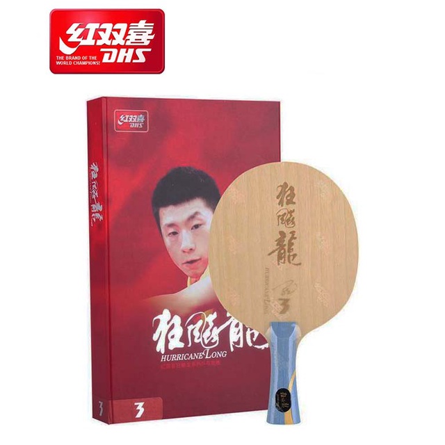 Jual DHS Double Happiness Kayu / Blade Hurricane Long 3 | Shopee Indonesia
