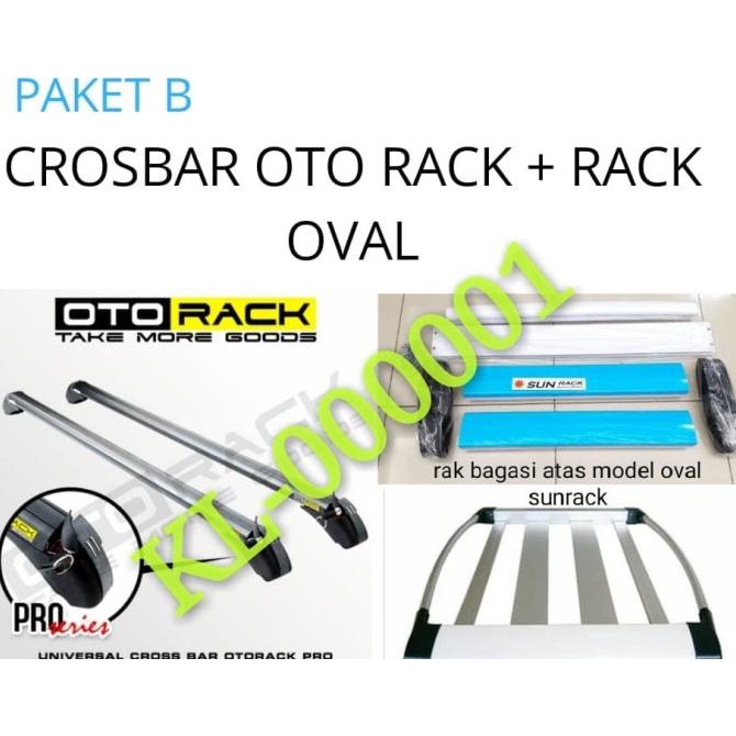 Jual Paket Komplit Roof Rak Bagasi Atas Mobil+Kaki Rak Oto Rack New ...