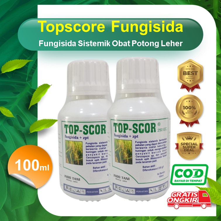 Jual Top Scor Fungisida Sekor Score difenokonazol 250 EC 100 ML ...