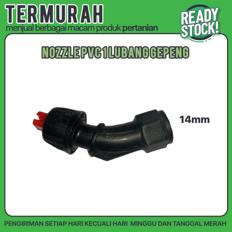 Jual NOZZLE PLASTIK 1LUBANG GEPENG ( nosel spuyer nozzle sprayer ...