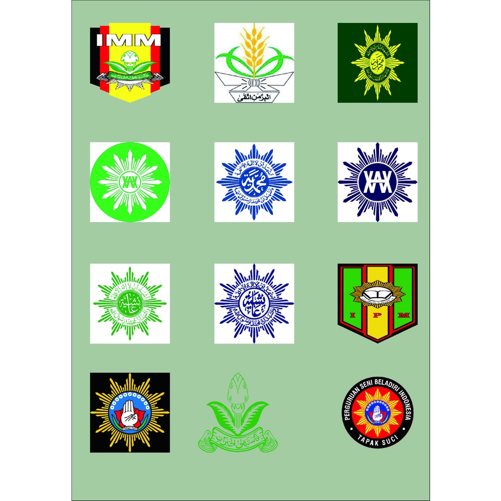 Jual STIKER MUHAMMADIYAH-STIKER ORGANISASI MUHAMMADIYAH-LOGO ...