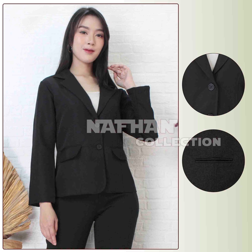 Jual Blezer Wanita Formal Jas Kerja Wanita Kantor Wanita Premium Atasan ...