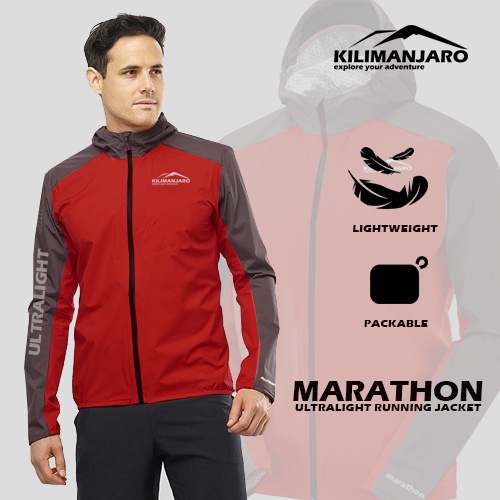 Jual Jaket Running Ultralight Kilimanjaro Marathon - Jaket Packable ...