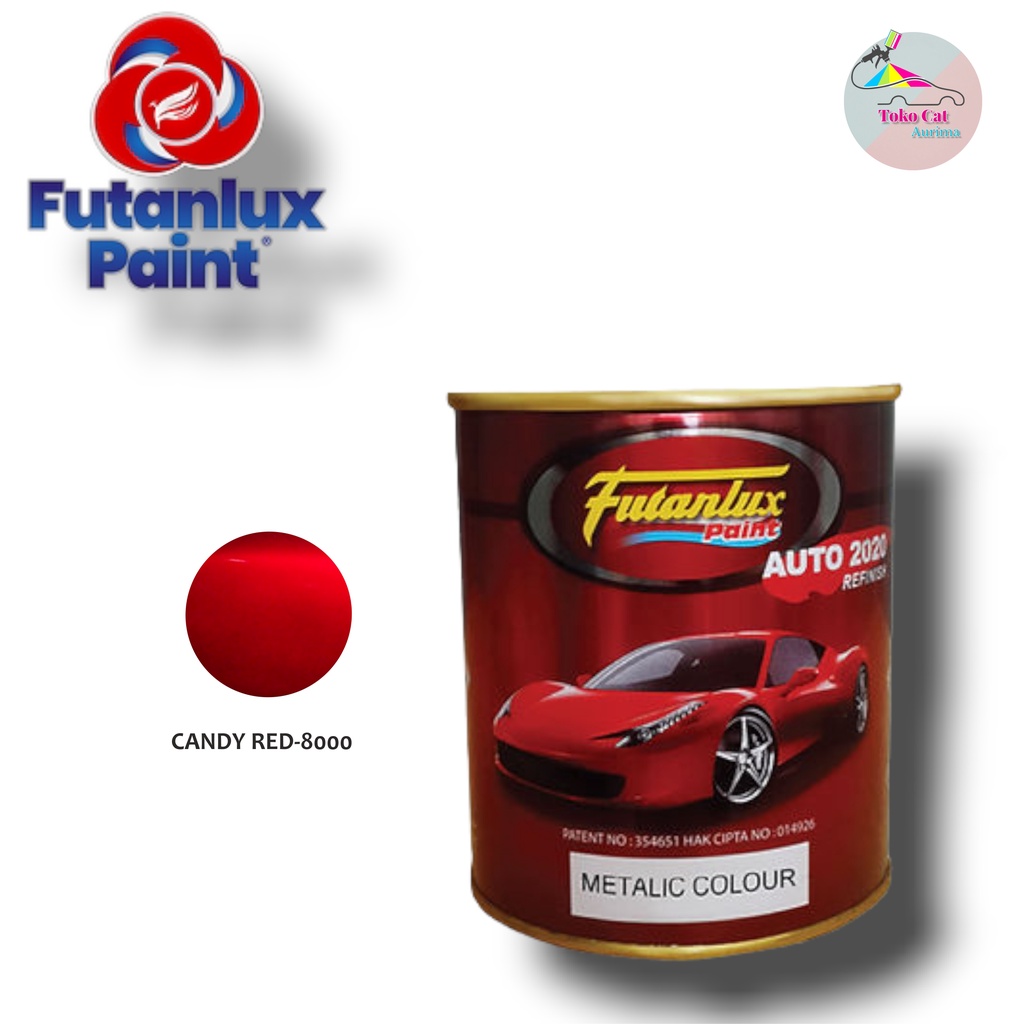 Jual CAT CANDY RED-8000 DUCO FUTANLUX CANDY CAT MOBIL REPACK | Shopee ...