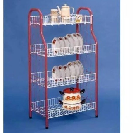 Jual Rak Piring Besi Standing Susun 4 Rak Piring Master 4 Susun/Ro4 ...