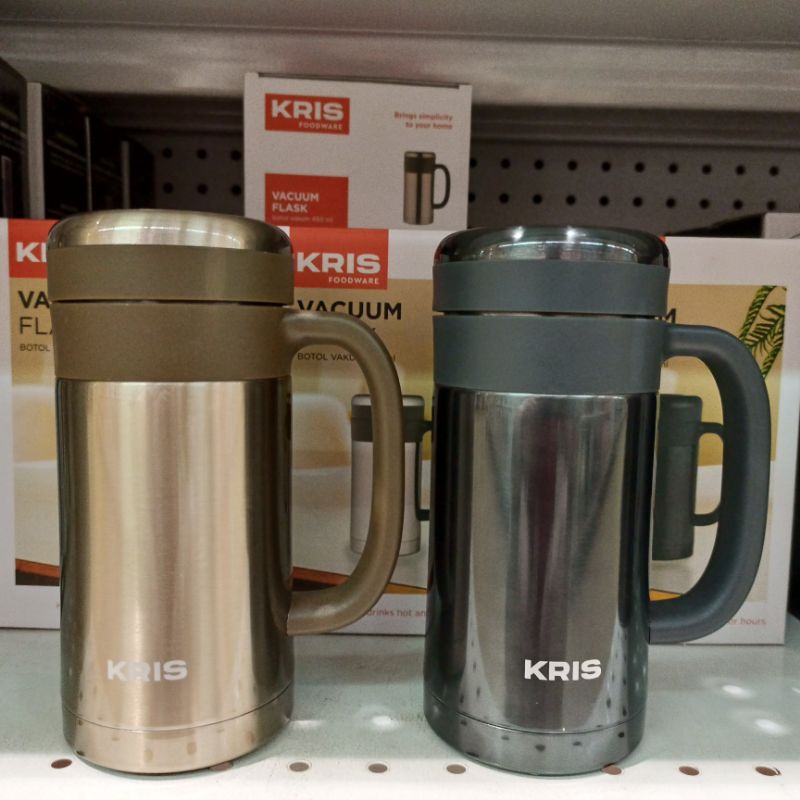 Jual Botol Vacuum Flask Double Wall 450 Ml Kris Dengan Saringan ...