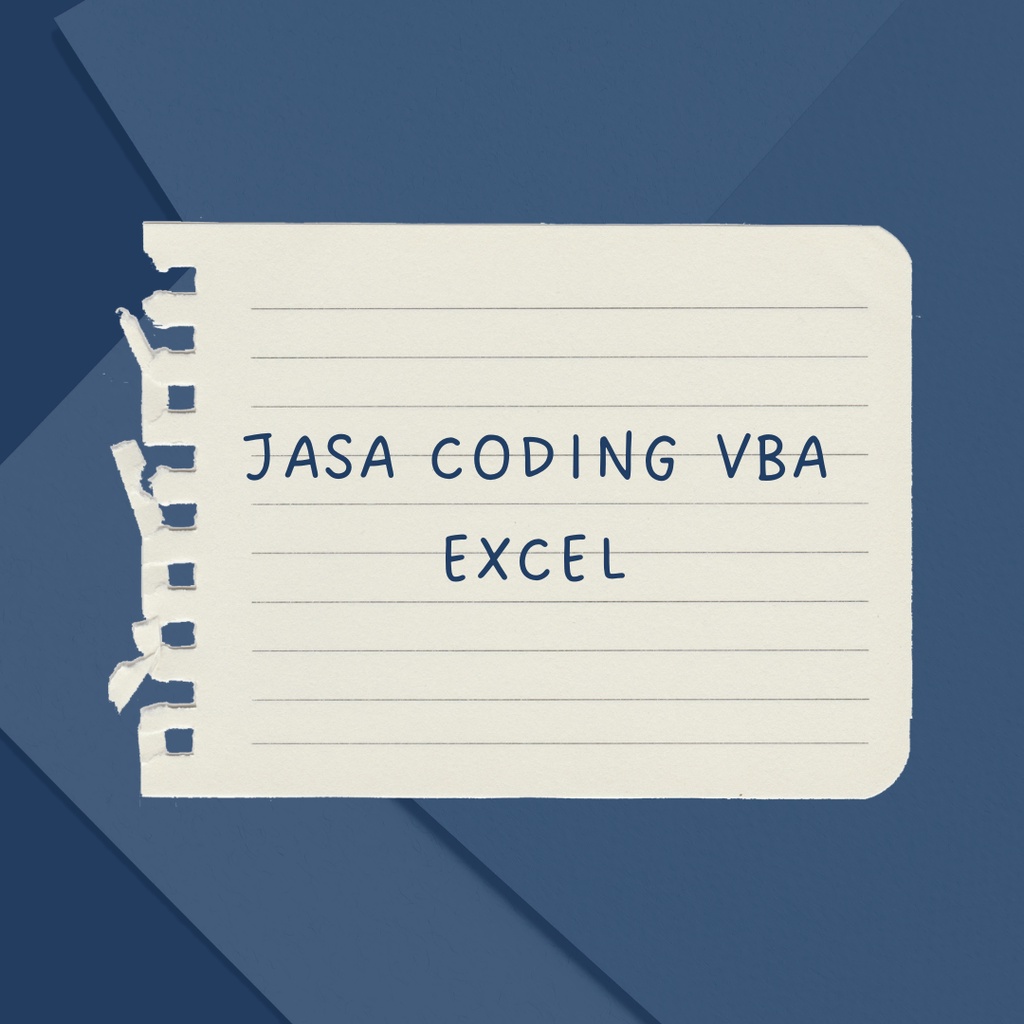 Jual JASA PEMBUATAN CODING VBA EXCEL | Shopee Indonesia
