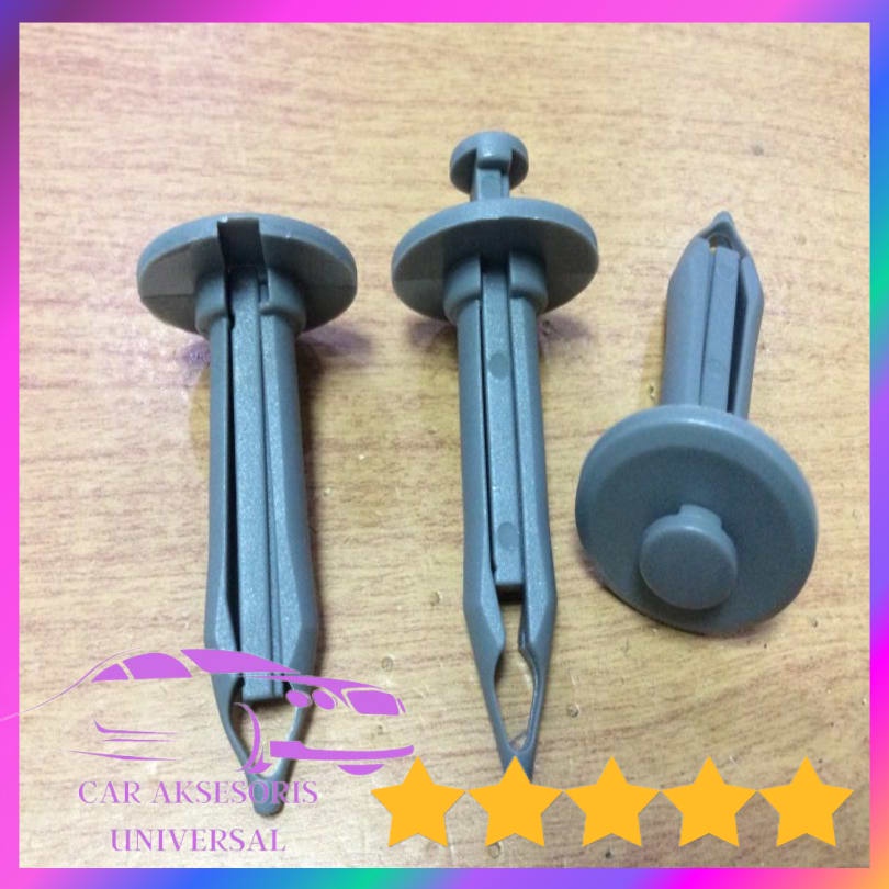 Jual Klip Kancing Mobil Tekan Panjang Lubang 10 mm ( 1 cm ) | Shopee ...