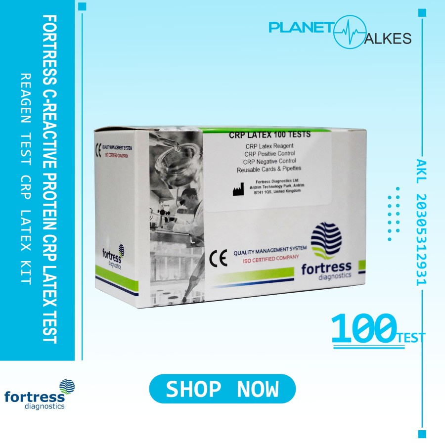 Jual CRP Latex Fortress 100 Test C-Reactive Protein 50T | Shopee Indonesia