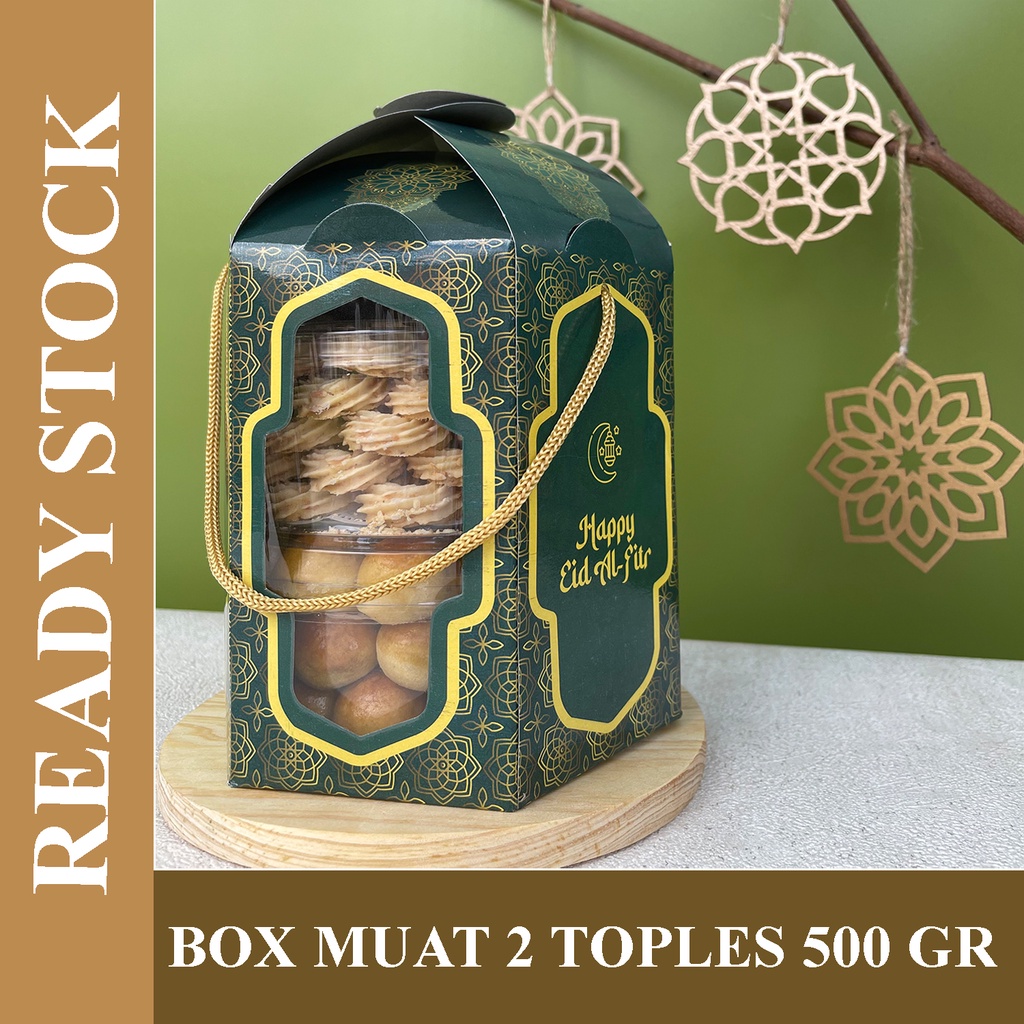 Jual Box Toples Lebaran Kotak Kue Kering Dus Cookies Idul Fitri ...