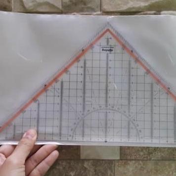 Jual Penggaris Segitiga Mor Arsitek | Shopee Indonesia