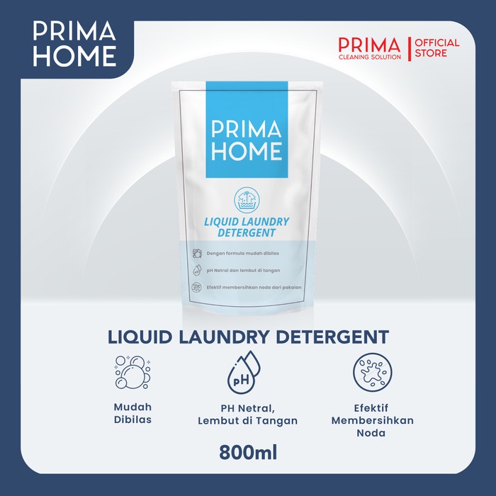 Jual PRIMA Home Liquid Laundry Detergent 800ml | Shopee Indonesia