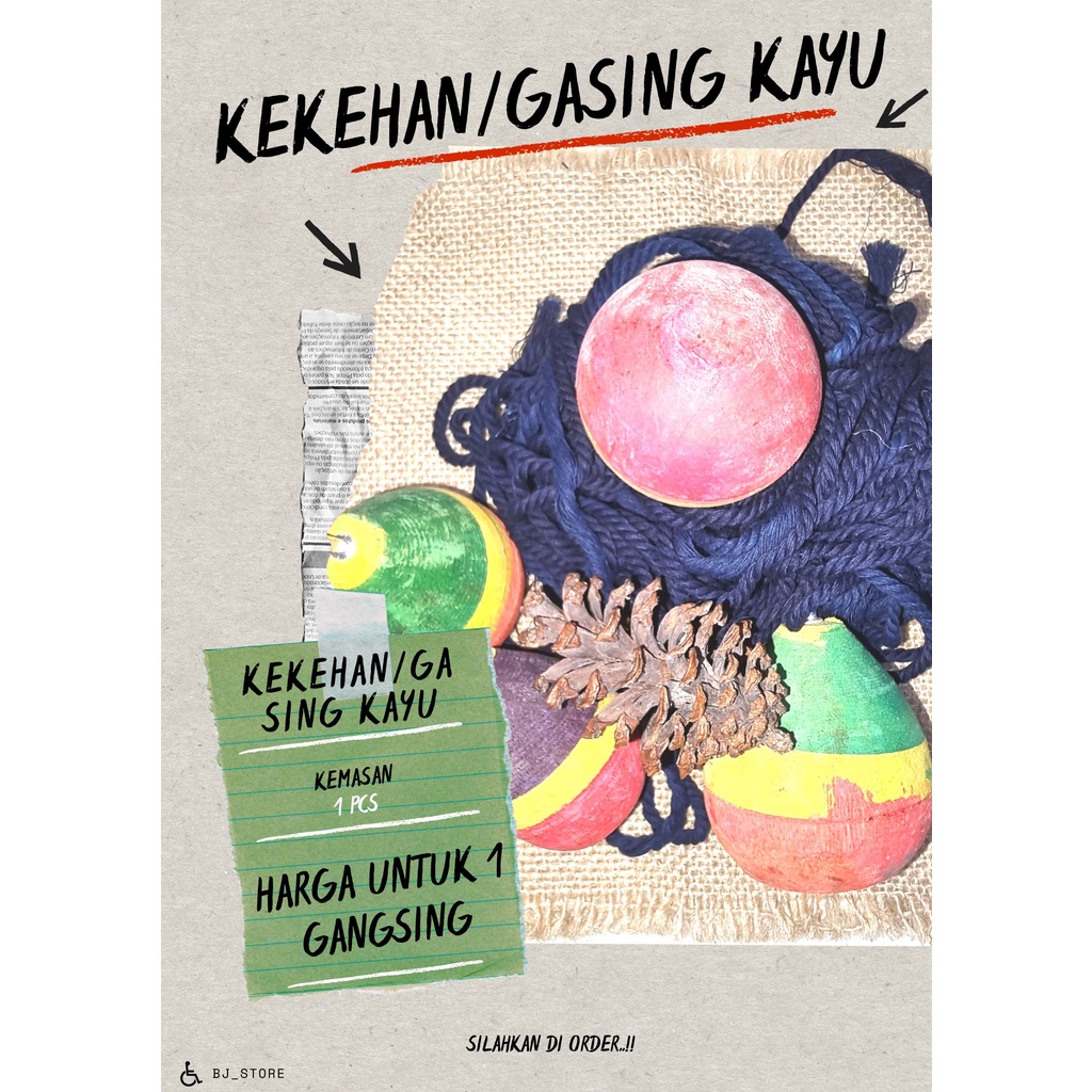 Jual PRODUCK BEST SELLER||GASING KAYU||Mainan Tradisional JadulGasing ...