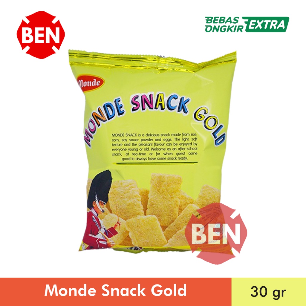 Jual Monde Snack Gold / Red 27g 27gr 27 g gr gram Serena Kuning Kecil ...