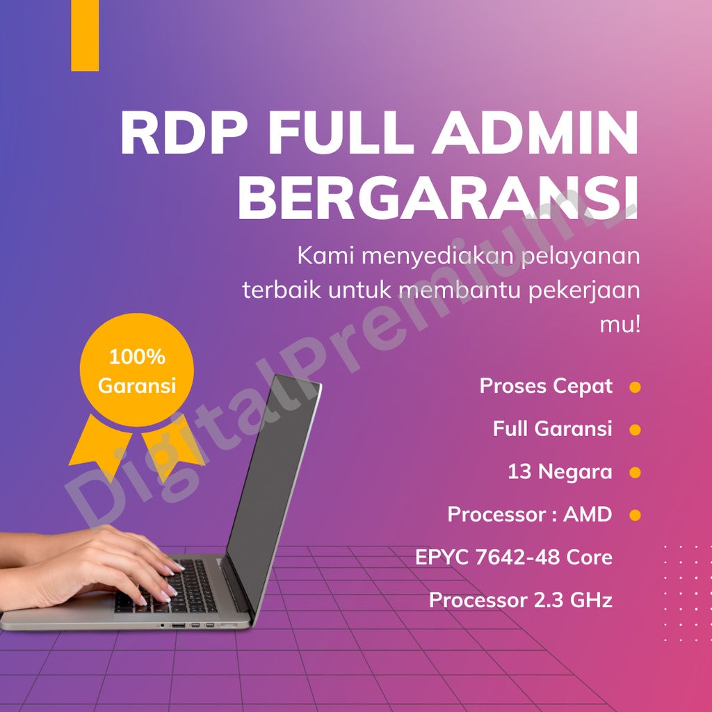 Jual RDP WINDOWS 30 HARI,FULL ADMINISTRATOR,BERGARANSI | Shopee Indonesia