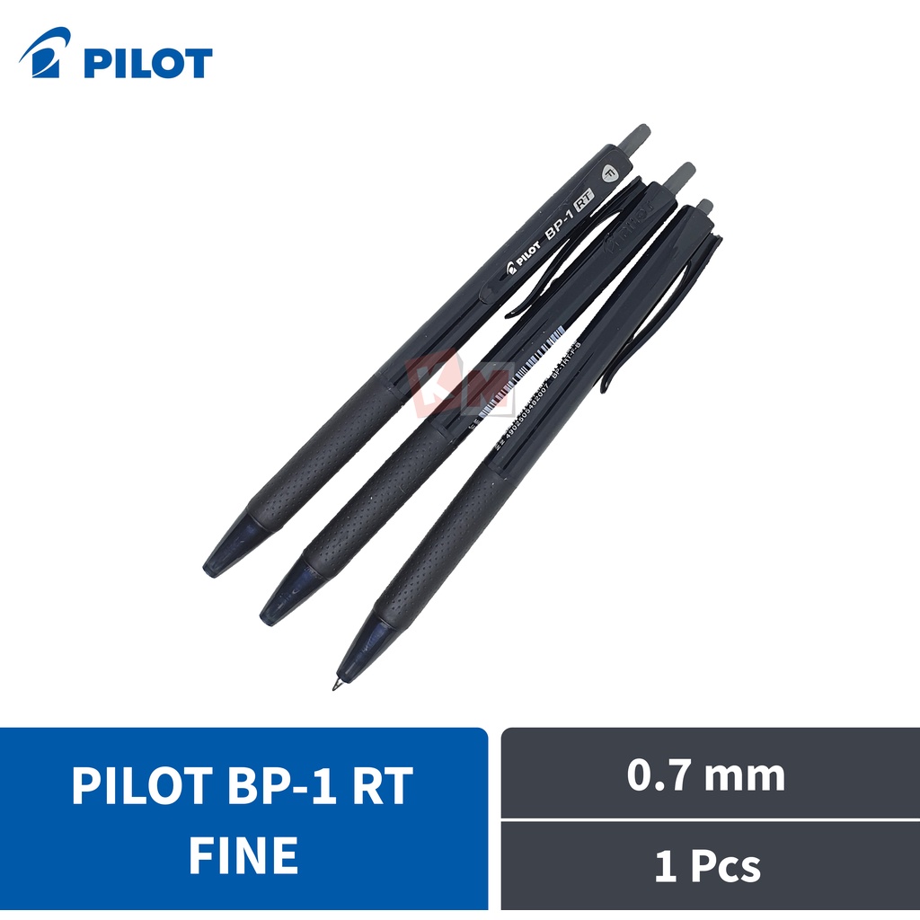 Jual Pulpen Ballpoint Pena Pilot BP-1 RT BP-1RT Fine 0.7 mm Hitam ...