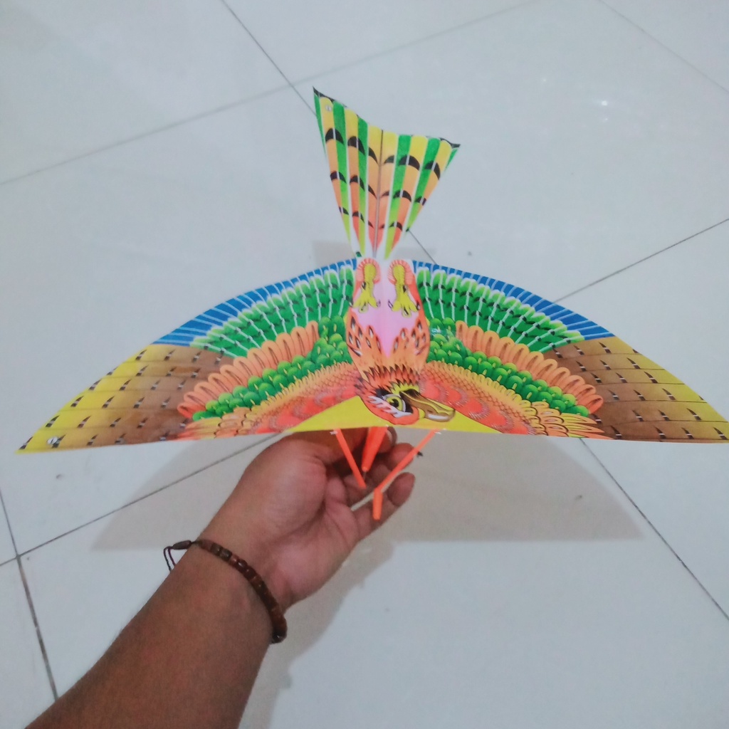 Jual Mainan Burung Rakit Terbang Tenaga Karet Flying Bird Rubber Band ...