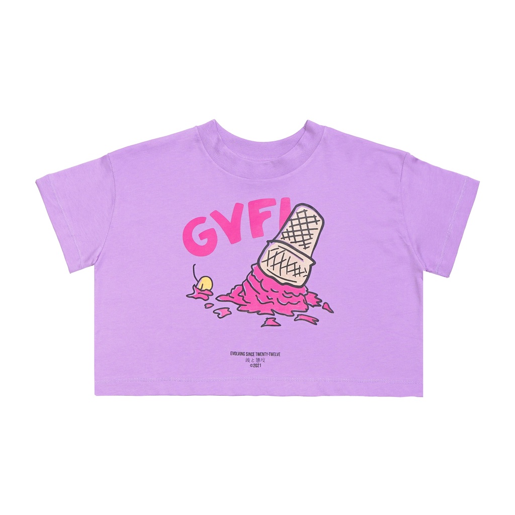 Jual GVFI Crop Tee Flurry Lilac | Shopee Indonesia