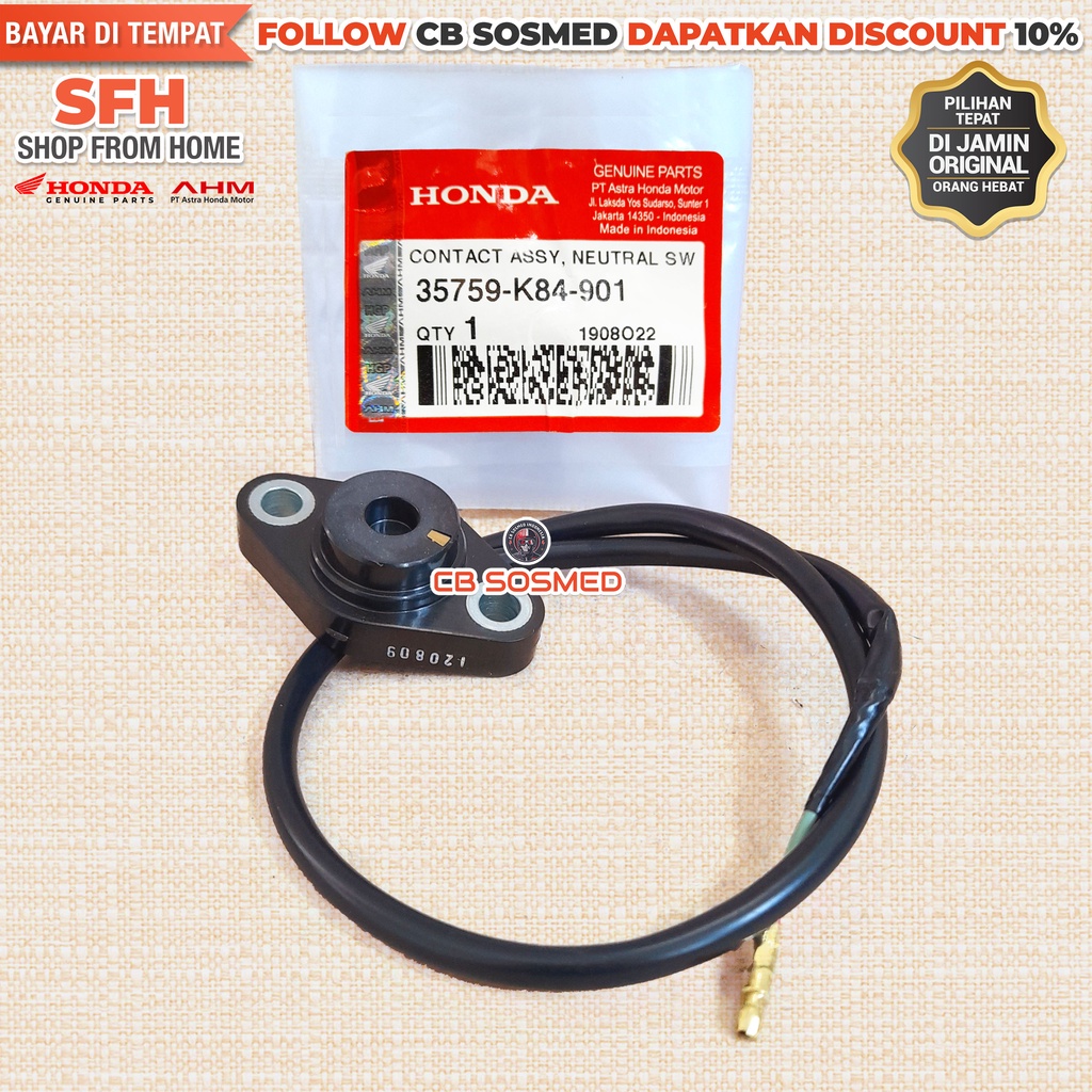 Jual Switch Netral CRF150L K84 Switch Operan Gigi CRF 150L K84F Contact ...