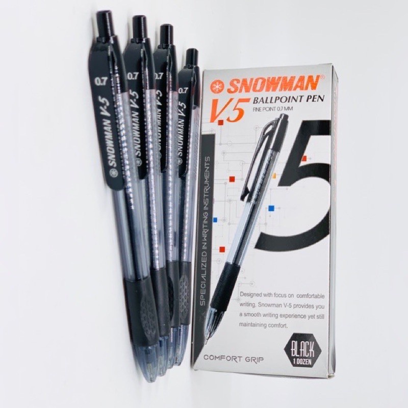 Jual PULPEN SNOWMAN 1 PAK ISI 12 / PULPEN MURAH | Shopee Indonesia