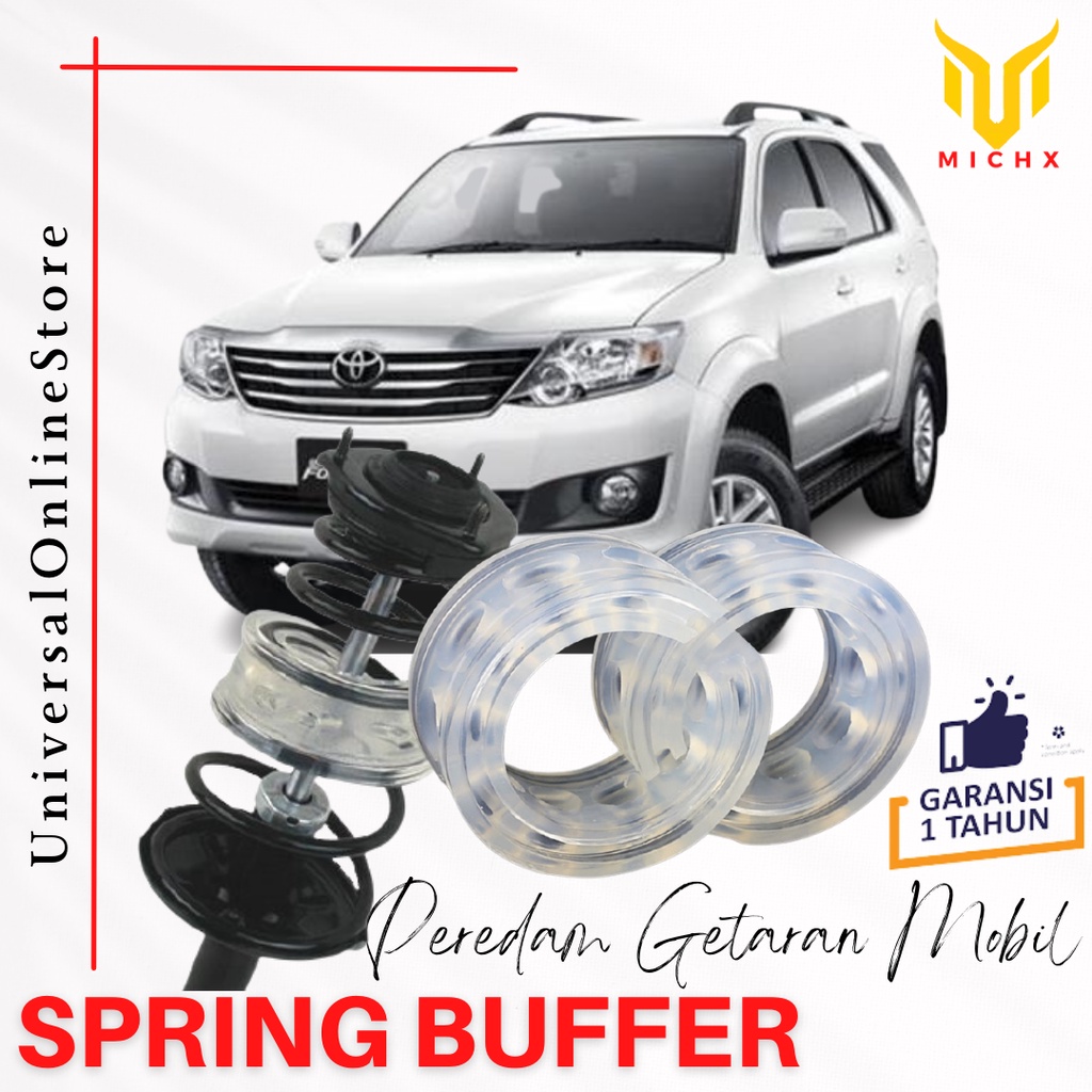 Jual PAKET Depan Belakang Spring Buffer Toyota Fortuner Sport Damper ...