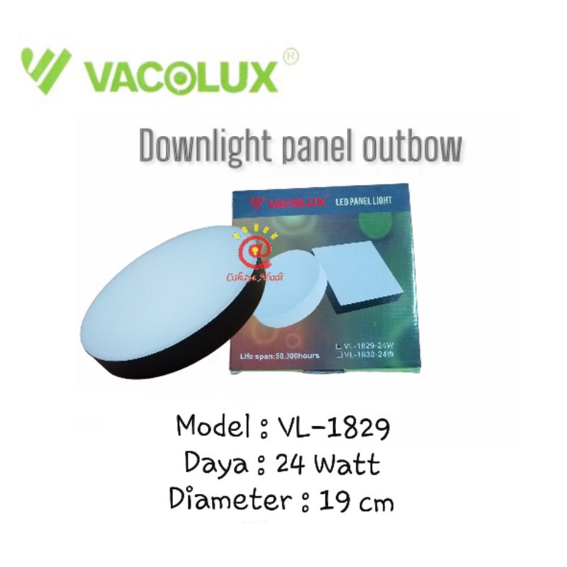 Jual Lampu Downlight Led 24W 24 Watt Bulat Vacolux VL-1829 | Shopee Indonesia