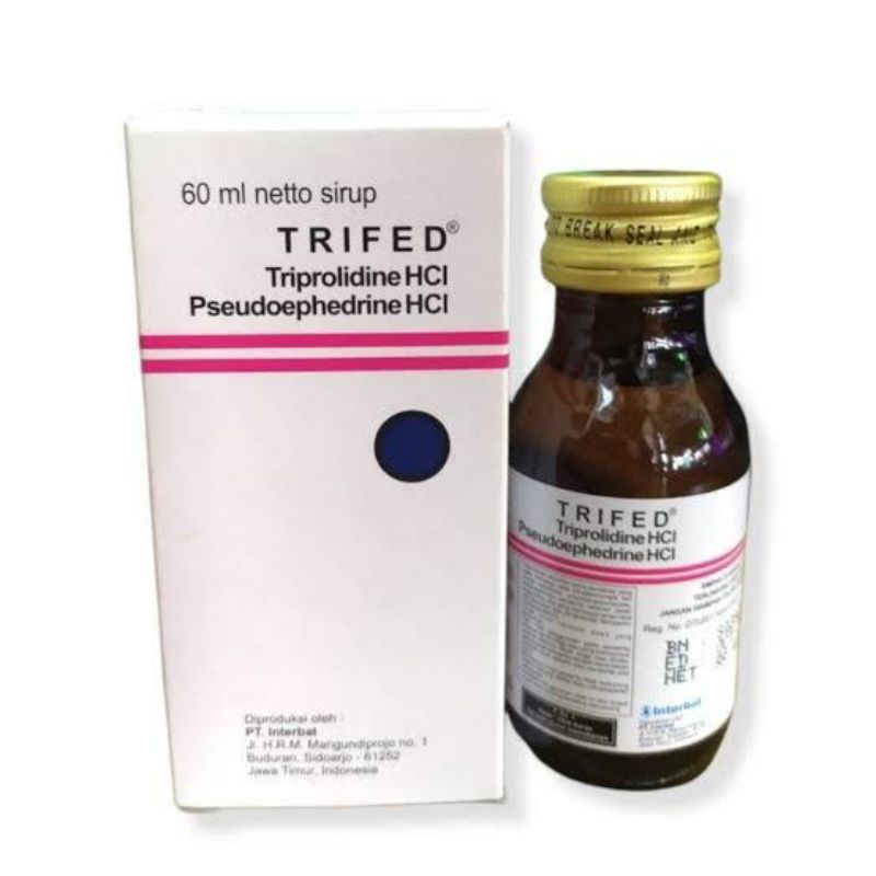 Jual Trifed Sirup 60ml - Obat Flu Atau Pilek Atau Alergi | Shopee Indonesia