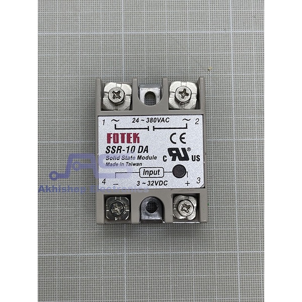 Jual FOTEK Single Phase Solid State Relay SSR 25DA 40DA 60DA 80DA | Shopee Indonesia