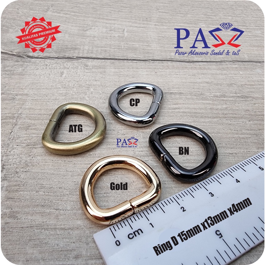 Jual Ring D 15X13mm Ring Tas (Premium) | Shopee Indonesia