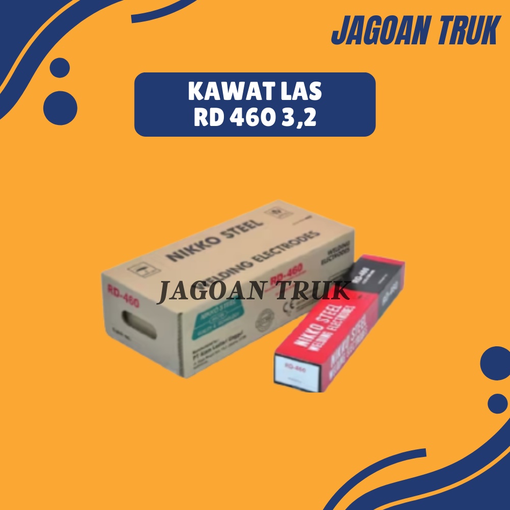 Jual Nikko Steel Kawat Las RD 460 RD460 3.2 mm 1Kg | Shopee Indonesia