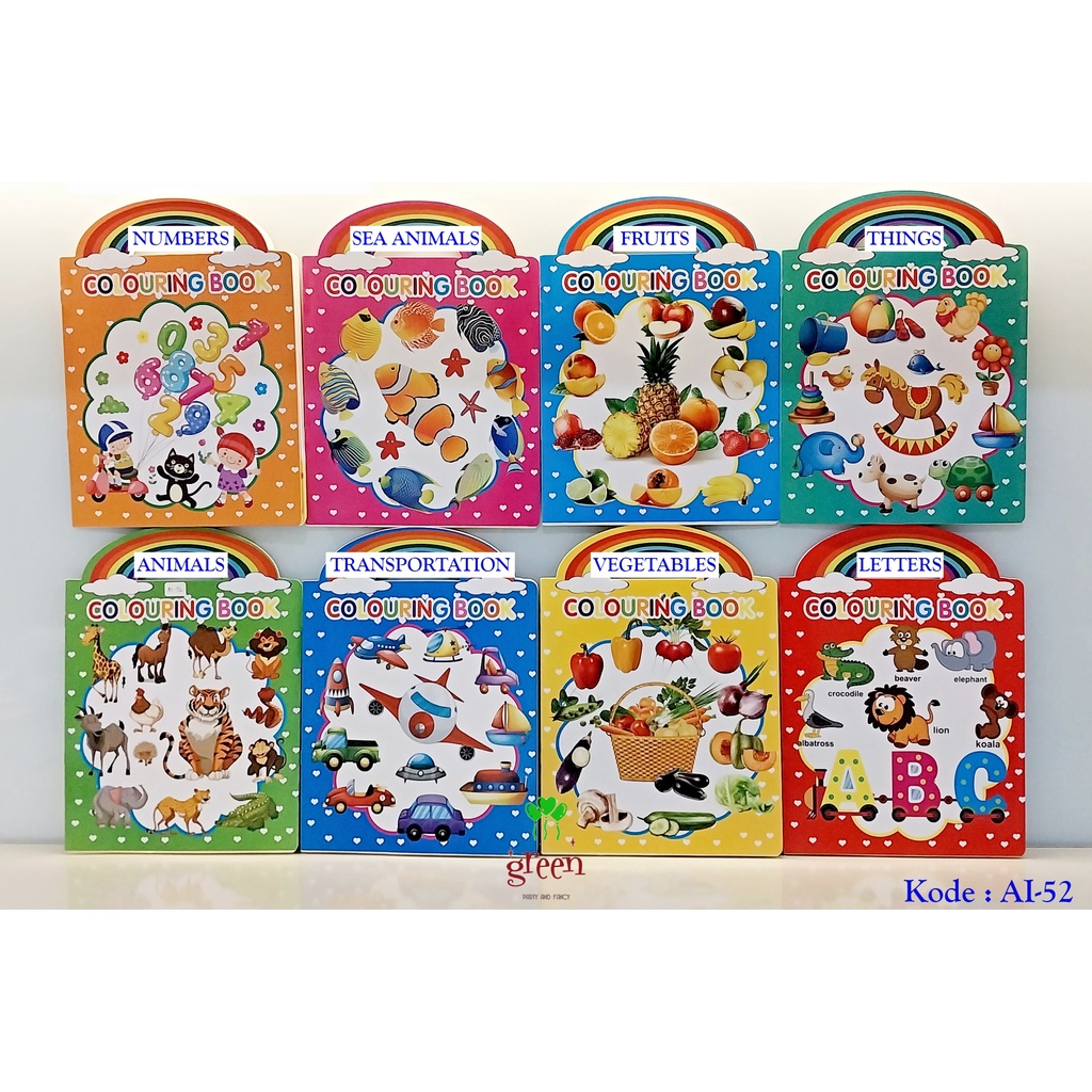 Jual Buku Mewarnai 16 Halaman | Coloring Book | Buku Mewarnai Anak ...