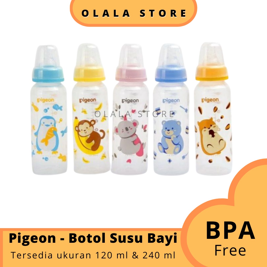 Jual Botol Susu Asi Bayi Pigeon PP RP Peristaltic Peristaltik Nipple ...