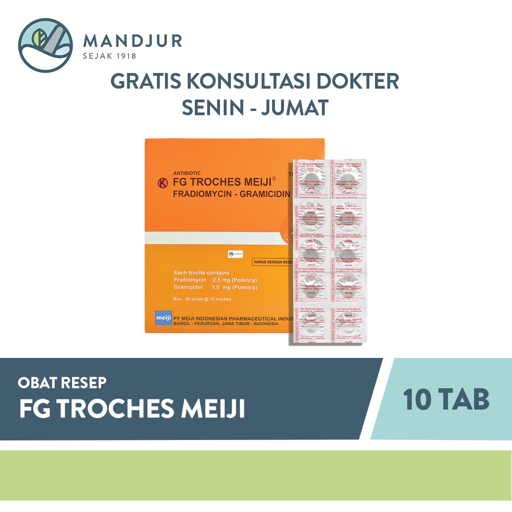 Jual Tablet Hisap FG Troches | Shopee Indonesia