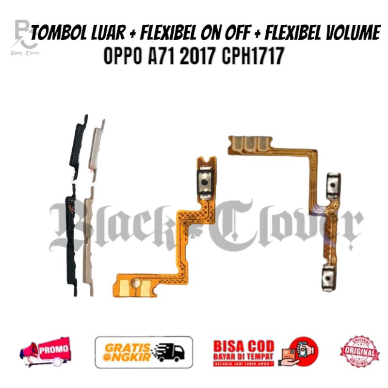 Jual Tombol Luar + Flexibel On Off Volume Oppo A71 2017 cph1717 | Oppo A71 2018 cph1801 - Pernik ...