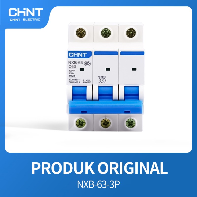 Jual MCB 3P / 3 Phase 6A, 10A, 16A, 20A, 25A, 32A, 40A merk CHINT | Shopee Indonesia