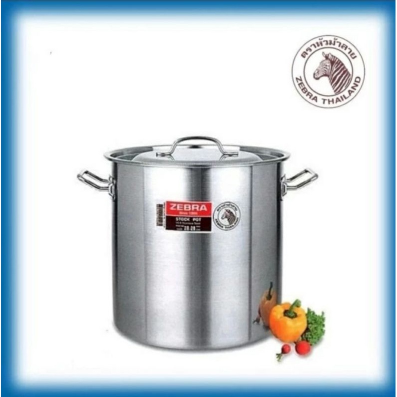 Jual Zebra Stock Pot 30X30 cm Vitalux | Panci Stainless Zebra (171030 ...
