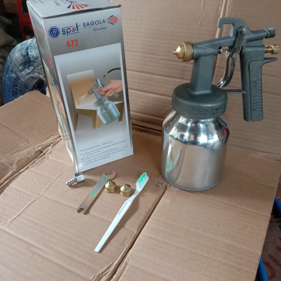 Jual SGL SAGOLA | Spray Gun Tabung Bawah 472-S | Alat Semprot Cat ...