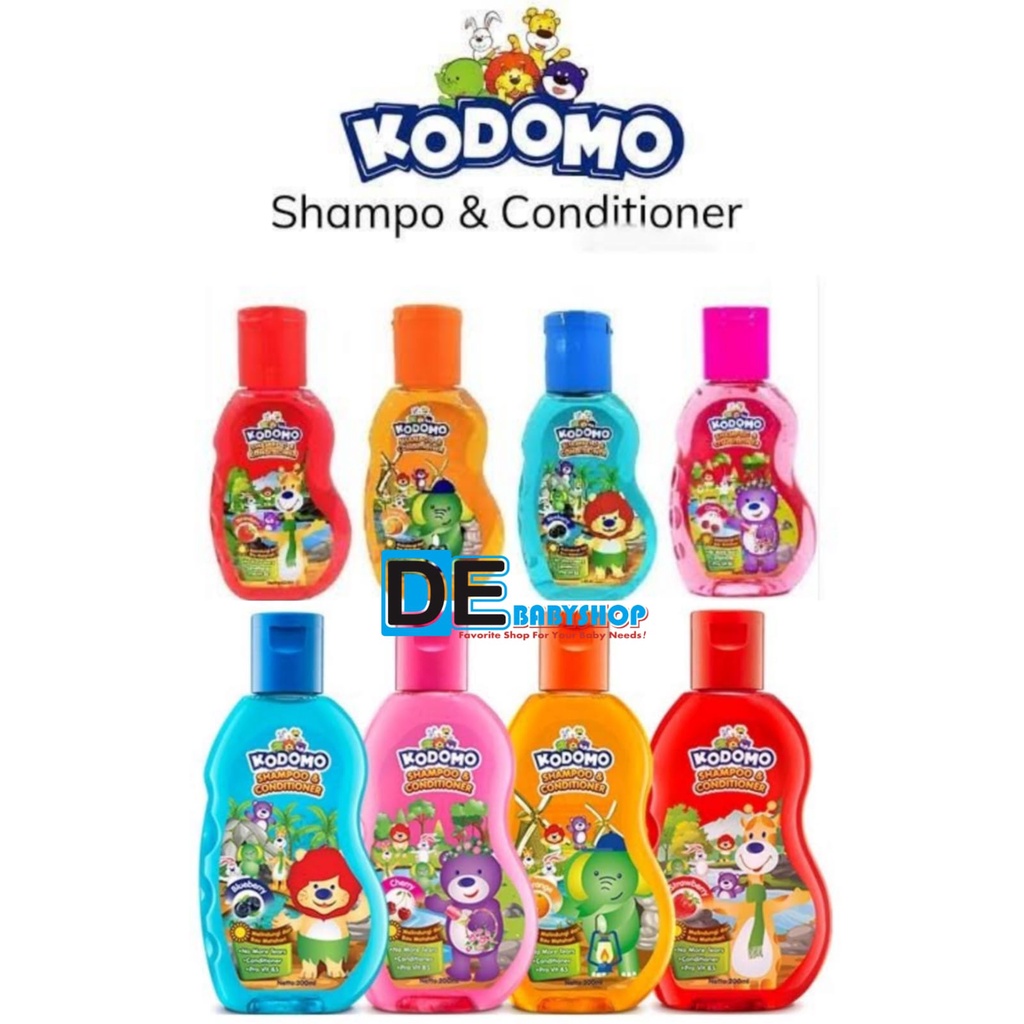 Jual KODOMO Shampo & Conditioner Gel Kids Botol / 100ml / 45ml | Shopee Indonesia