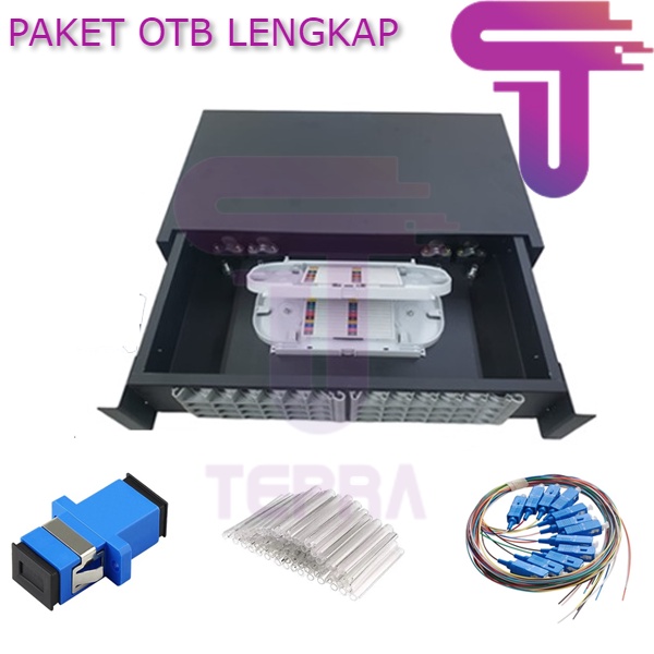 Jual Fiber Optic OTB 12/24/48 Core SC | Drawer / No Drawer ODF OTB LENGKAP | Shopee Indonesia