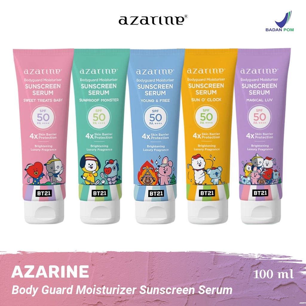 Jual AZARINE Body Guard Moisturizer Sunscreen Serum 100ml | Shopee ...