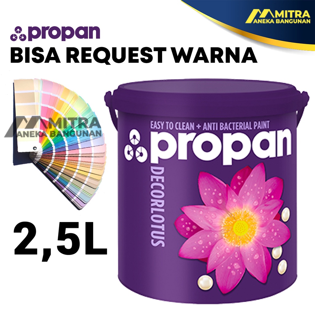 Jual CAT TEMBOK INTERIOR DECORLOTUS DLI-480 PROPAN 2,5 LITER / CUSTOM ...