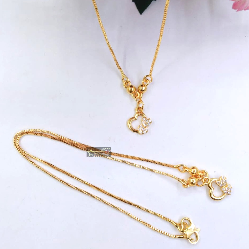 Jual COD - Kalung Titanium Aksesoris anak Disney, anak cantik ...