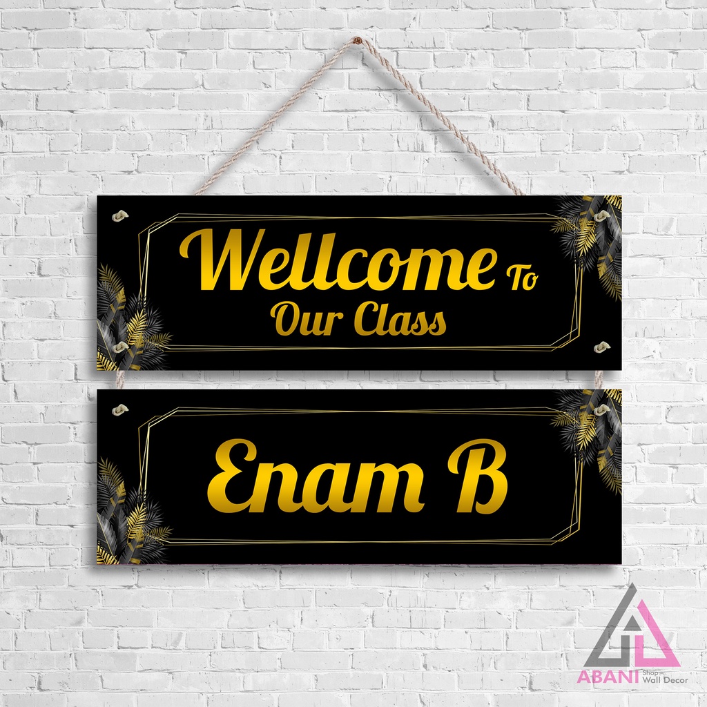 Jual Abani Hiasan Kelas Custom Tulisan Dekorasi Pintu Kelas Hiasan ...